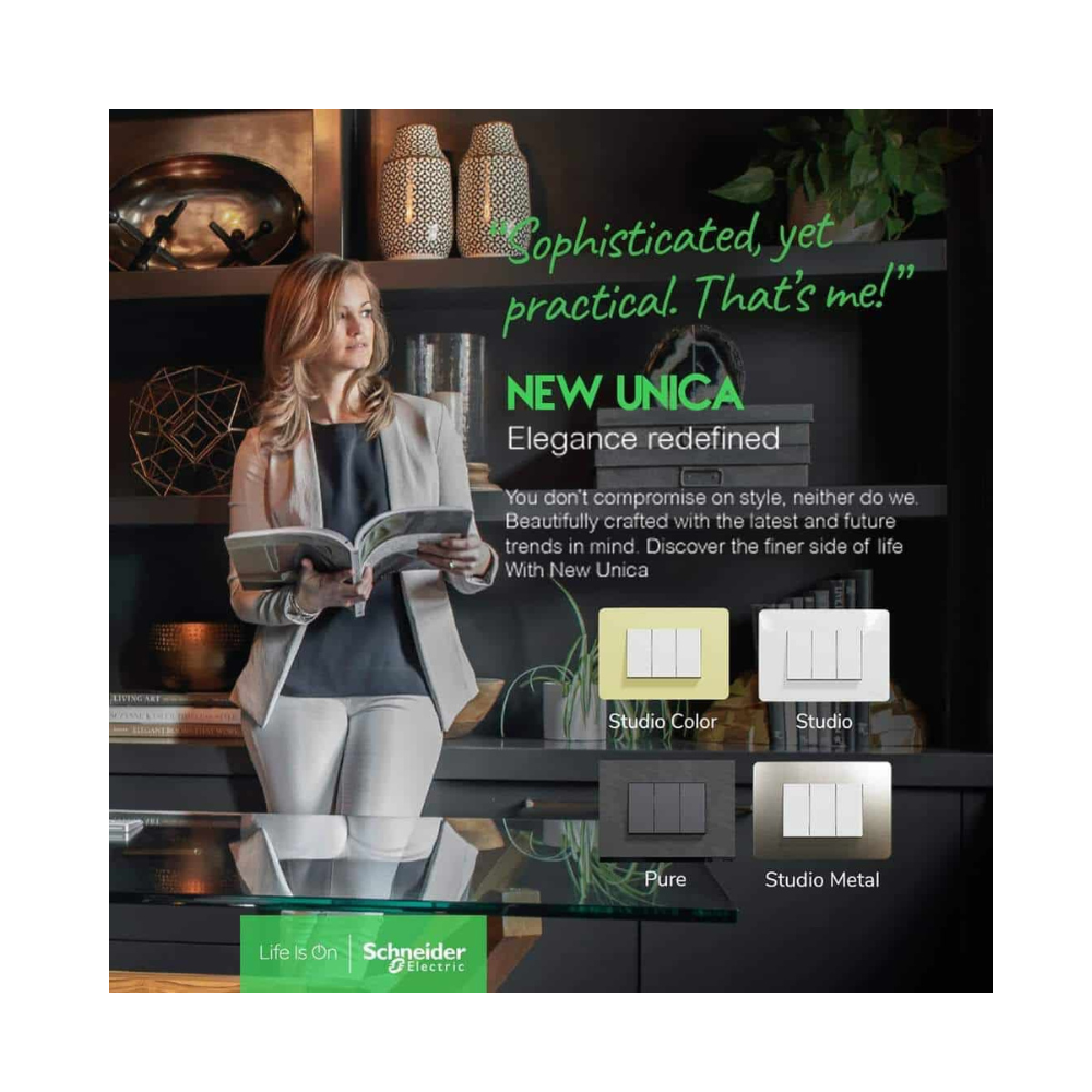 Schneider New Unica Switches – Hegazy Group