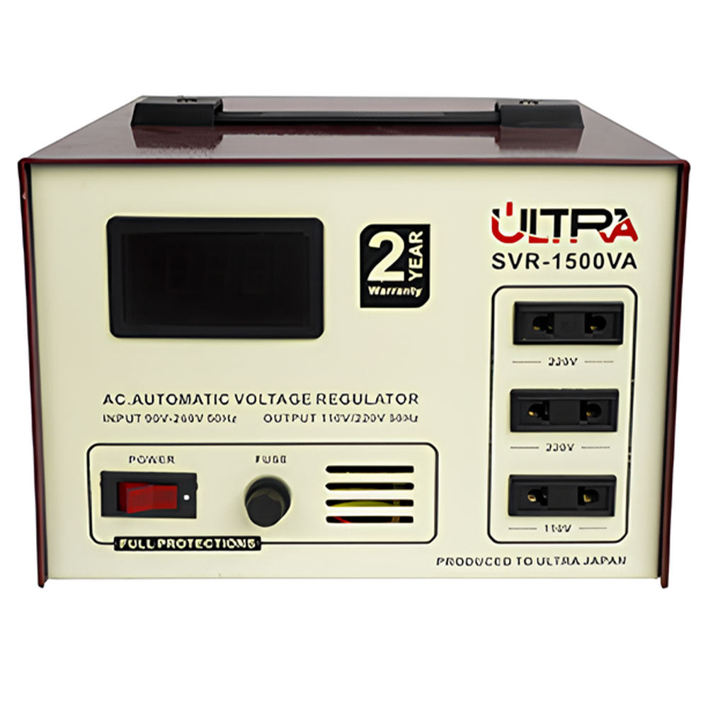 Ultra SVC-1500VA Stabilizer Automatic Voltage Regulator 1 Phase 1500VA | Voltage Stabilizers for ...